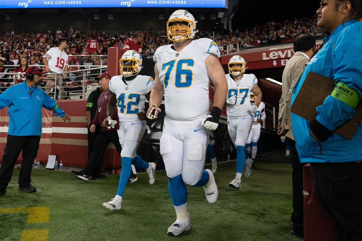 Chargers Injury Report: Center Will Clapp Goes Down, Helped Off Field ...
