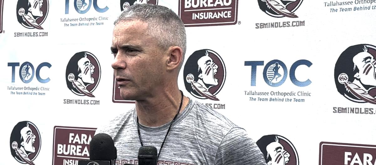 Mike Norvell Discusses Tate Rodemaker Practicing as a Starter - Sports ...