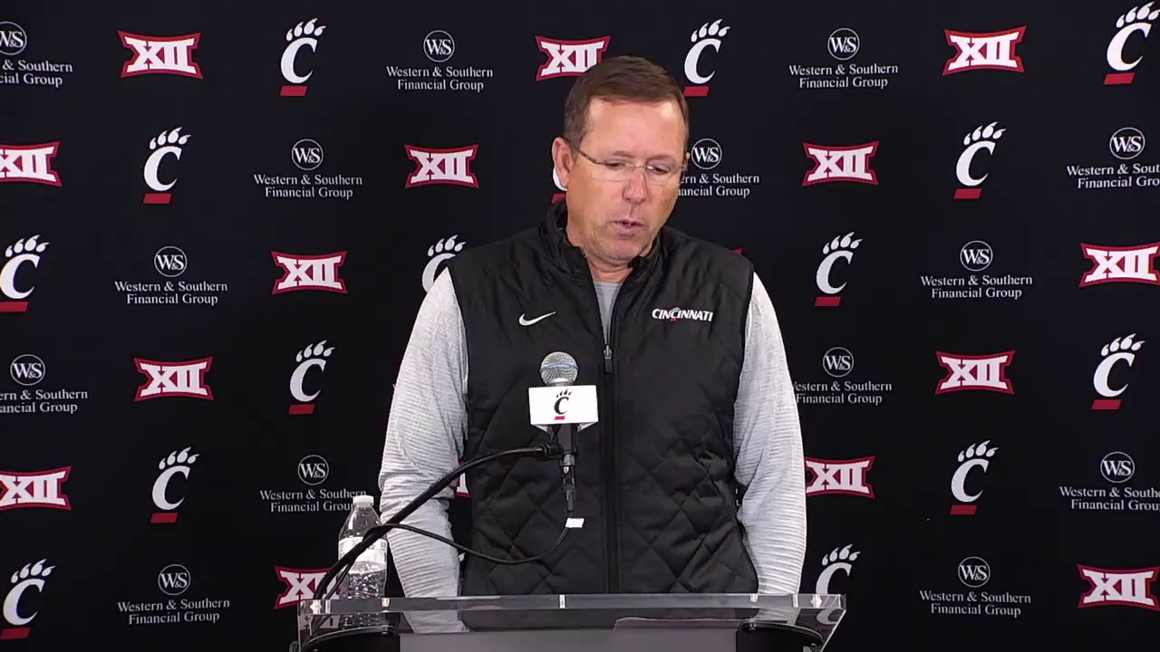 UC HC Scott Satterfield Kansas Week Presser Via UC Athletics/ESPN - All ...