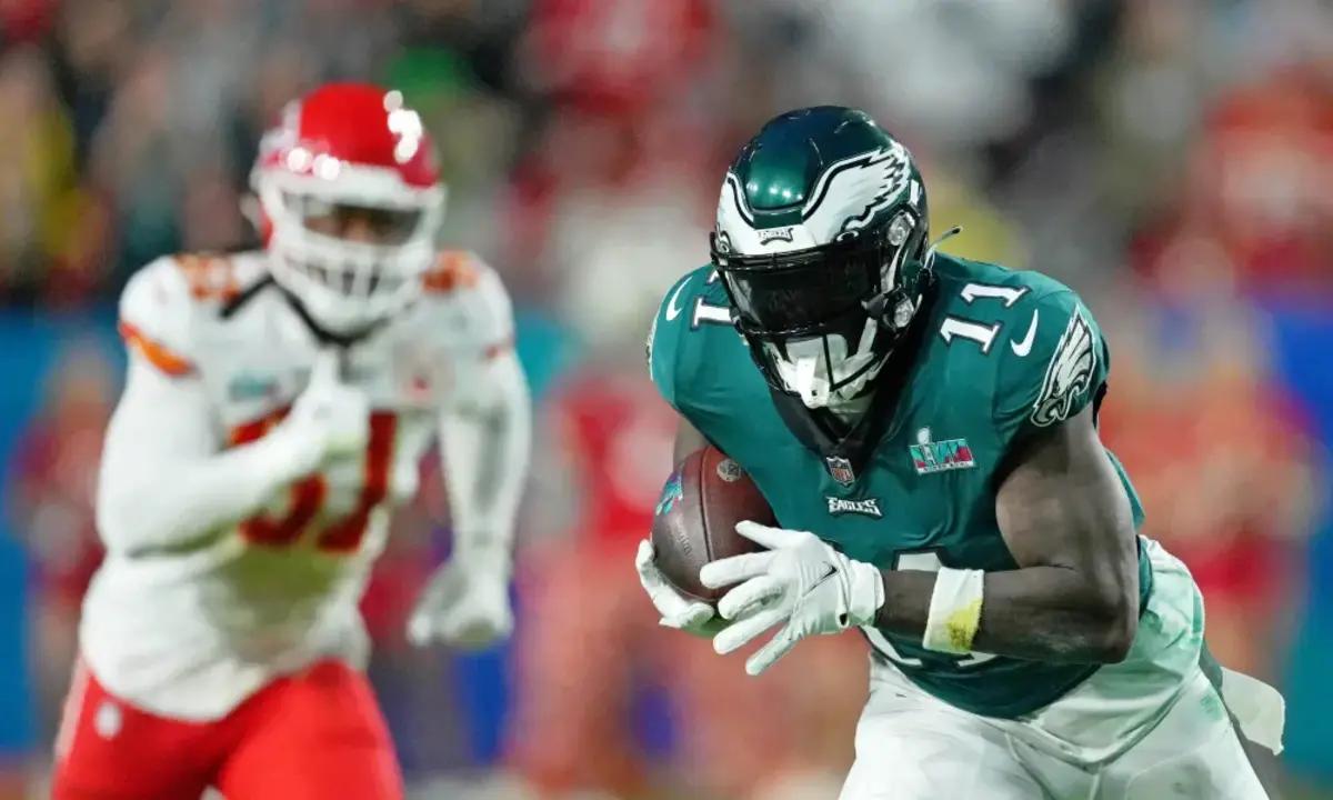 Buffalo Bills Coach Sean McDermott Discusses Philadelphia Eagles WRs A.J. Brown, DeVonta Smith ...