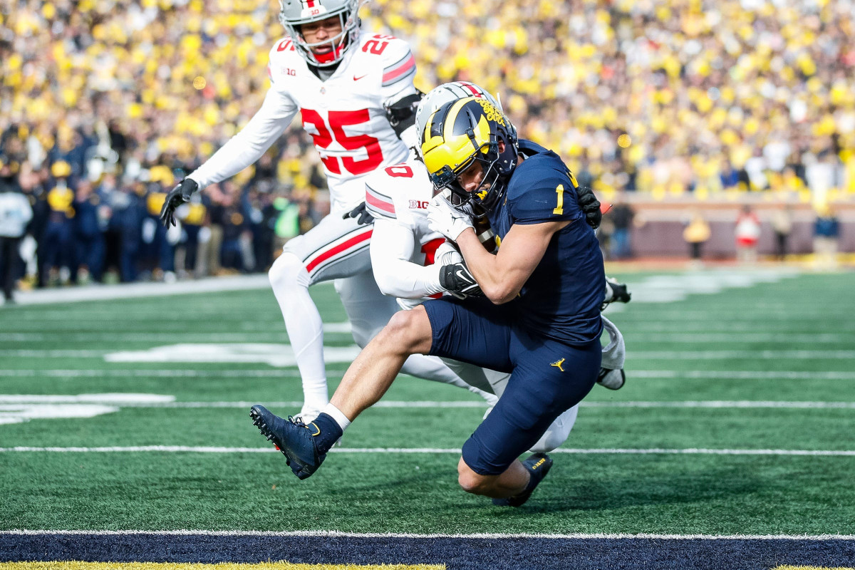 Michigan football WR Roman Wilson questions Ohio State's toughness ...
