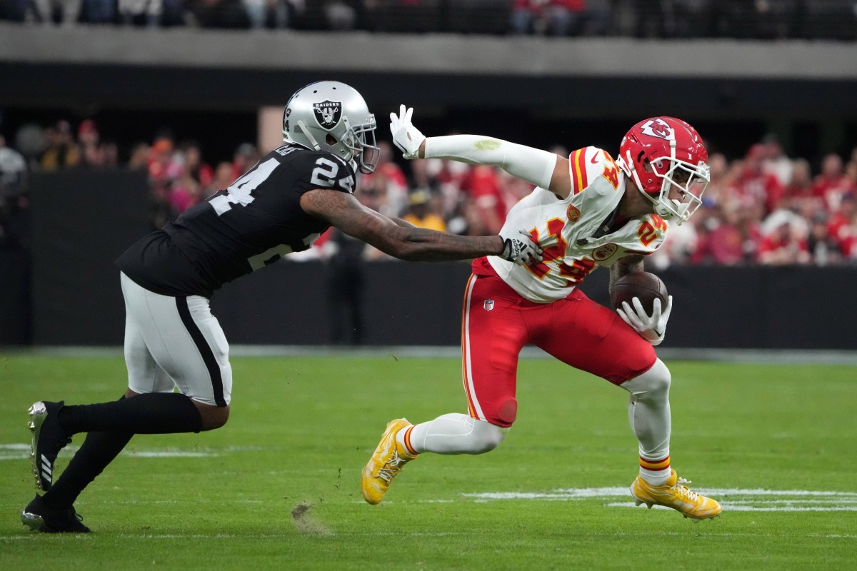 Las Vegas Raiders release veteran CB Marcus Peters - Sports Illustrated ...