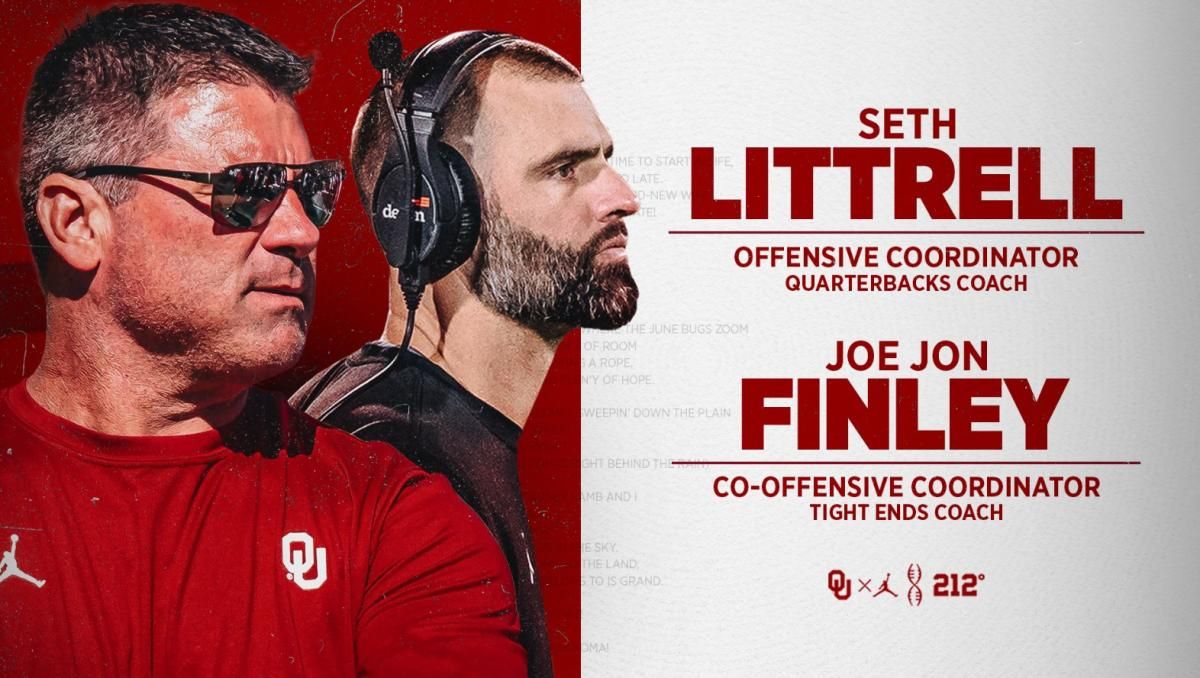 Oklahoma Names Seth Littrell Offensive Coordinator, Joe Jon Finley Co ...