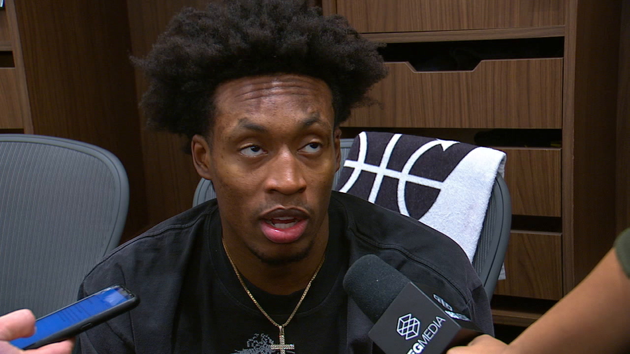 Collin Sexton on Having Fun as Jazz Beat Blazers in Overtime - Inside ...