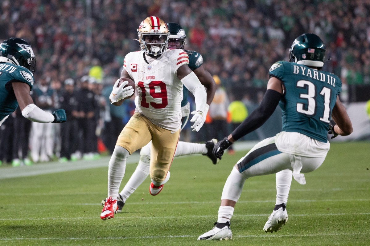 Deebo Samuel Backs Up Trash Talk, San Francisco 49ers Exact Revenge on Philadelphia Eagles ...