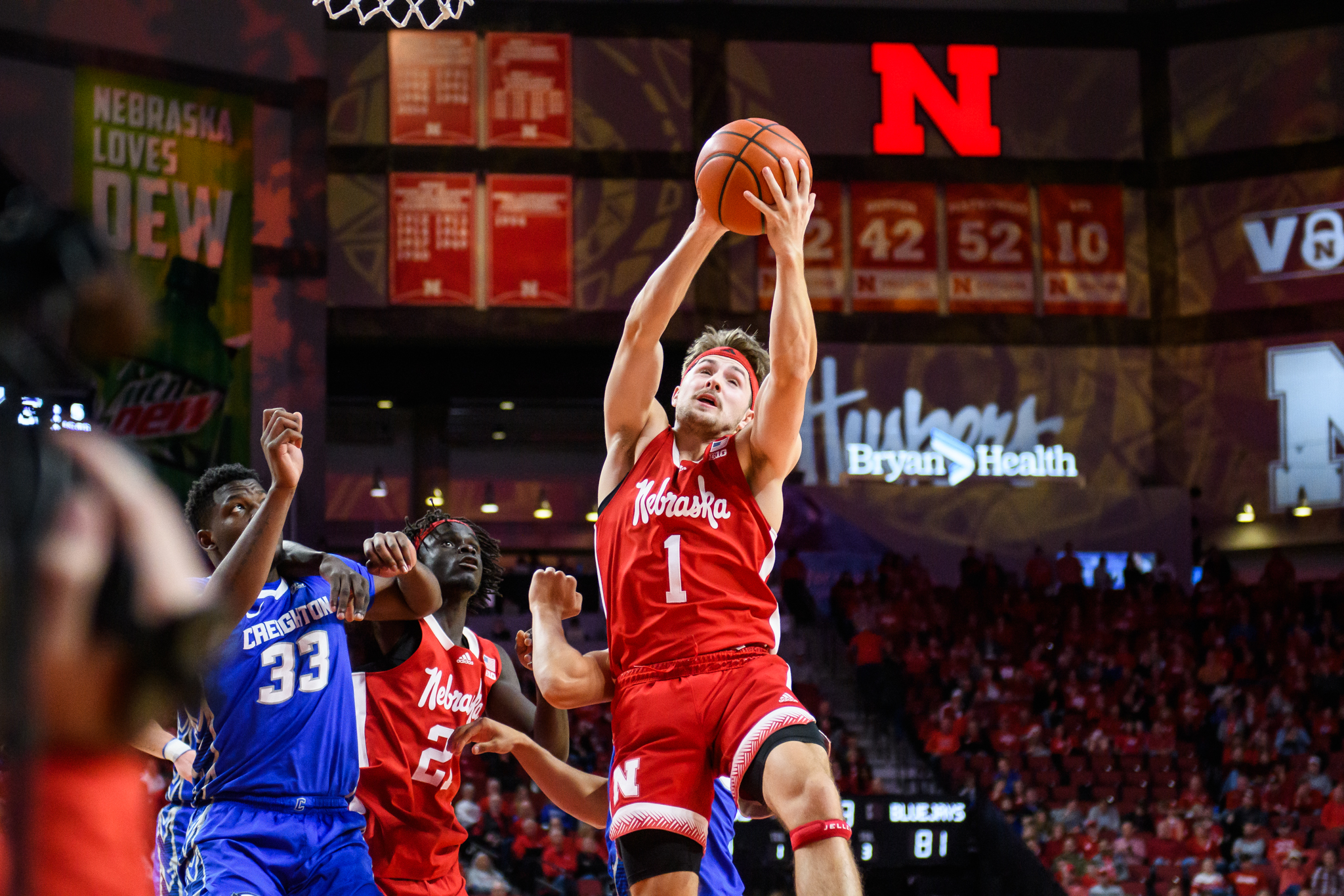 Gallery: Creighton 89, Nebraska 60 - All Huskers