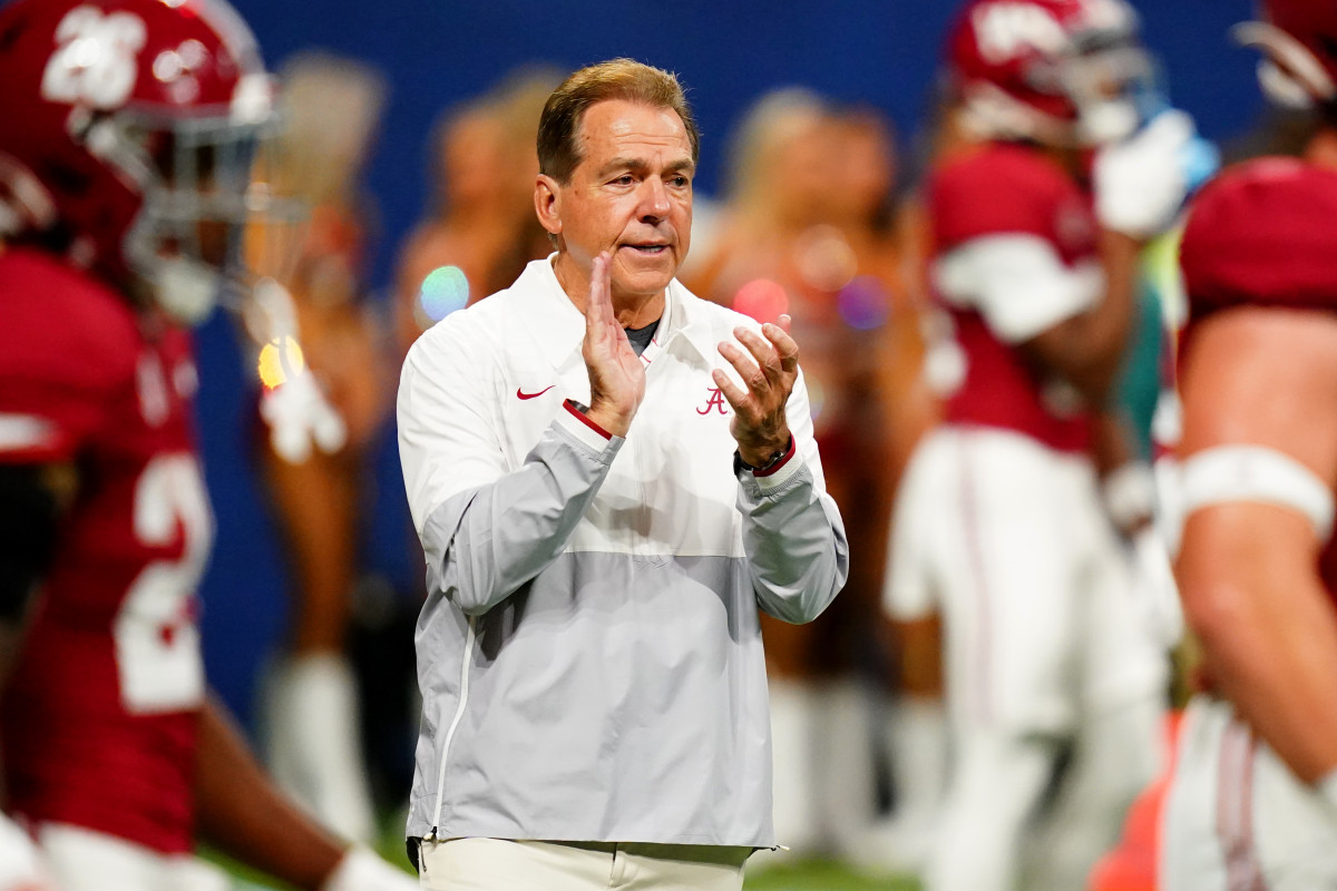 Nick Saban Talks Harbaugh Family, Hiring George Helow, Sign Stealing ...
