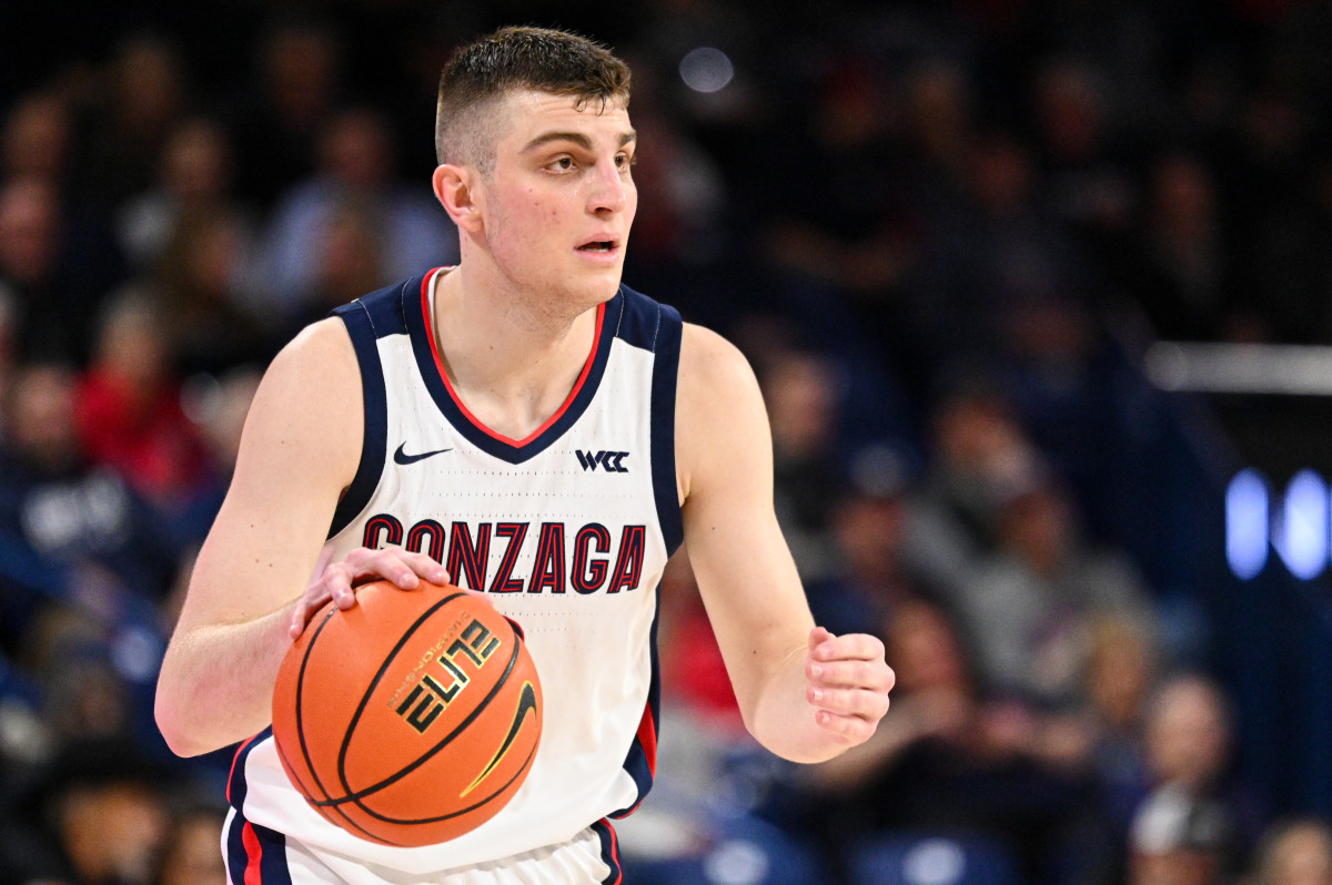 Gonzaga guard Luka Krajnovic is 'probably a week away' from returning ...