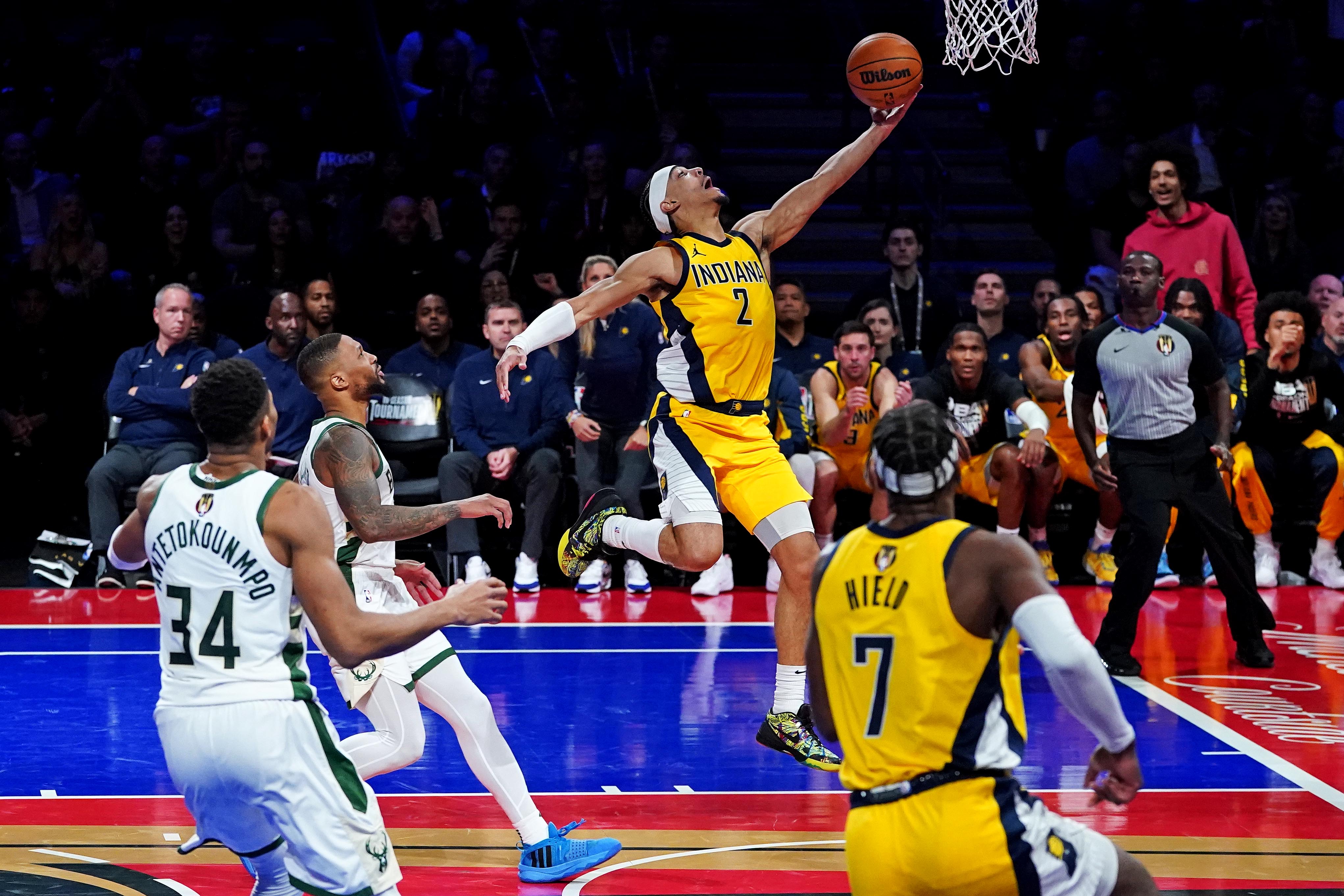 Andrew Nembhard helps lead Pacers to NBA In-Season Tournament title ...