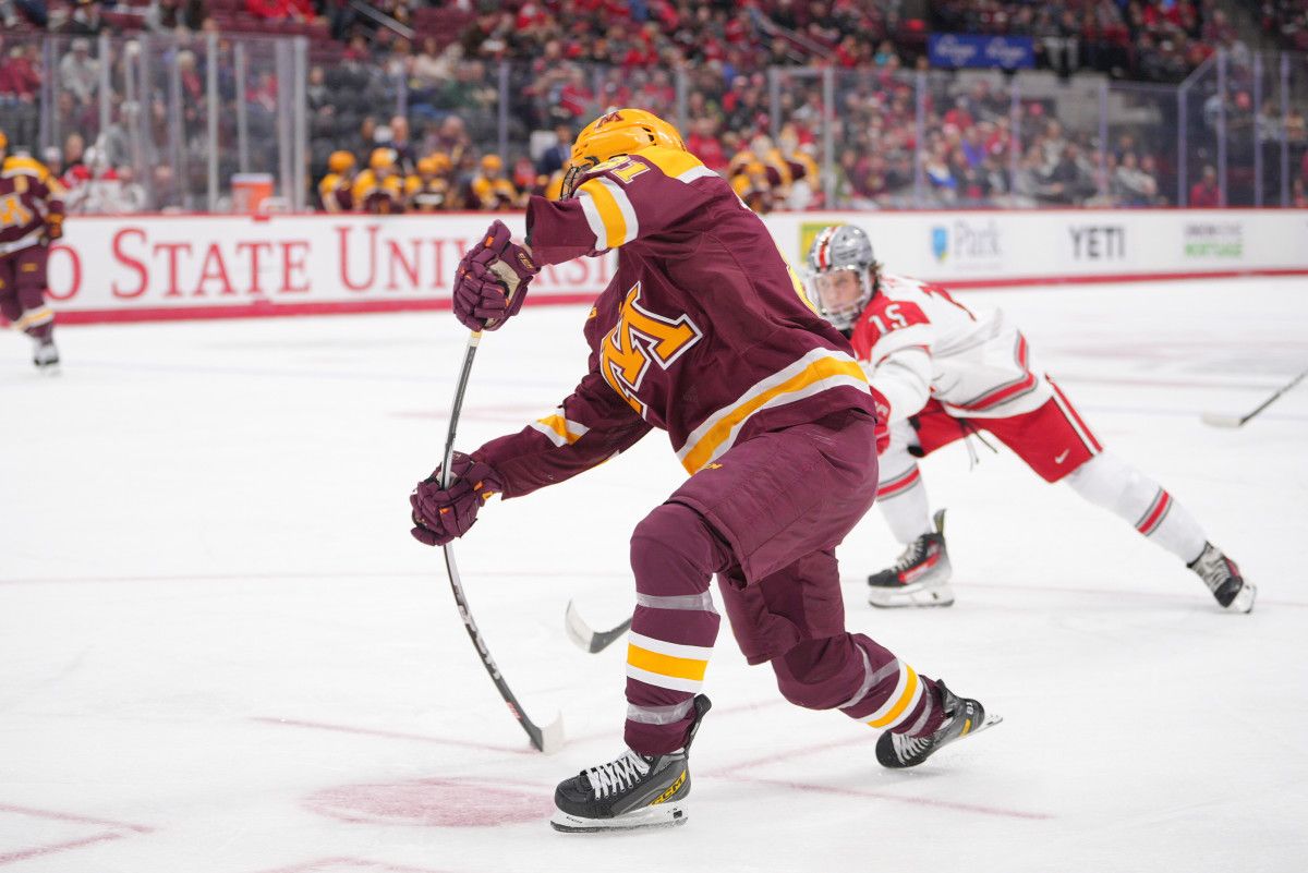 Jimmy Snuggerud leads Gophers hockey past Ohio State - Sports ...