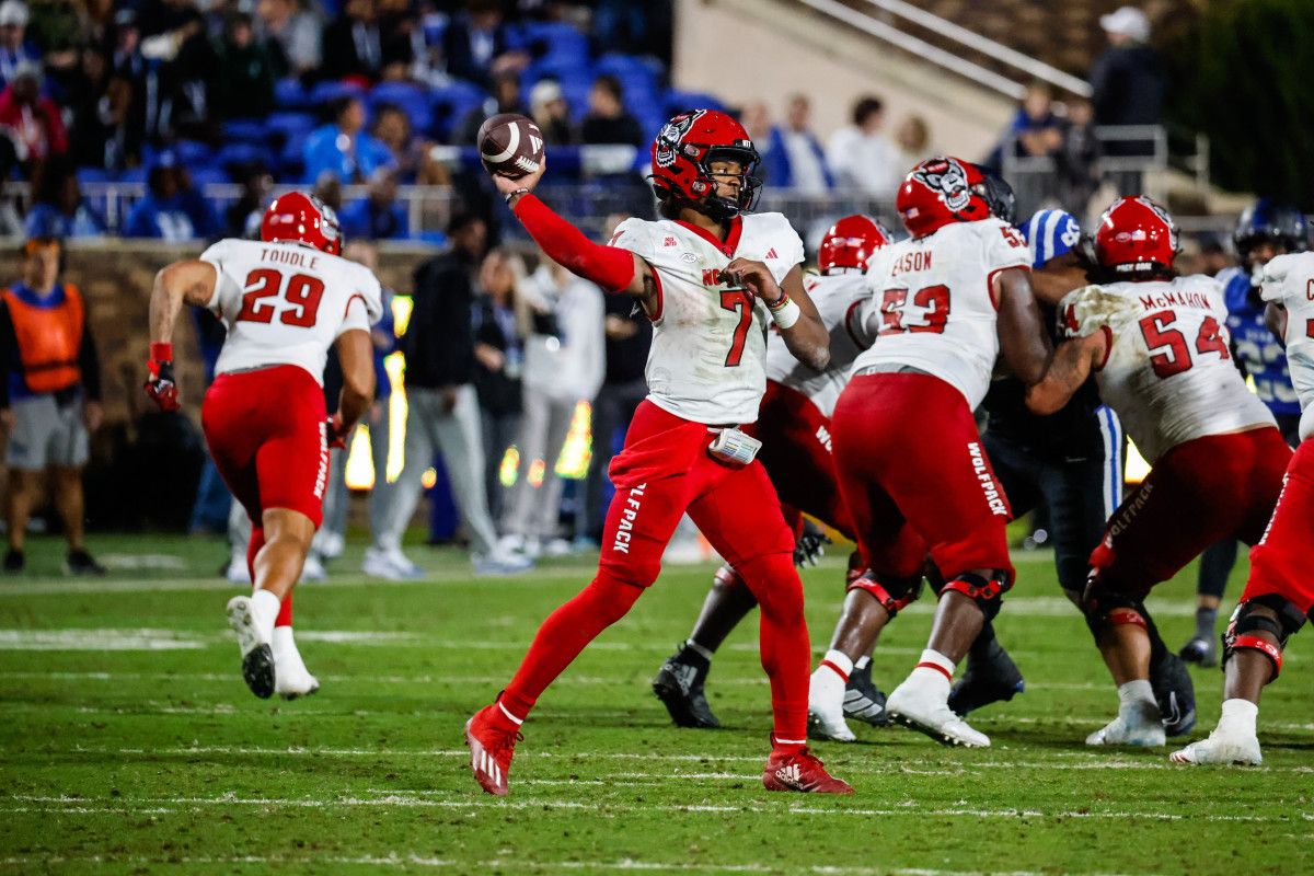 LSU Holds In-Home Visit With NC State Transfer Quarterback MJ Morris ...