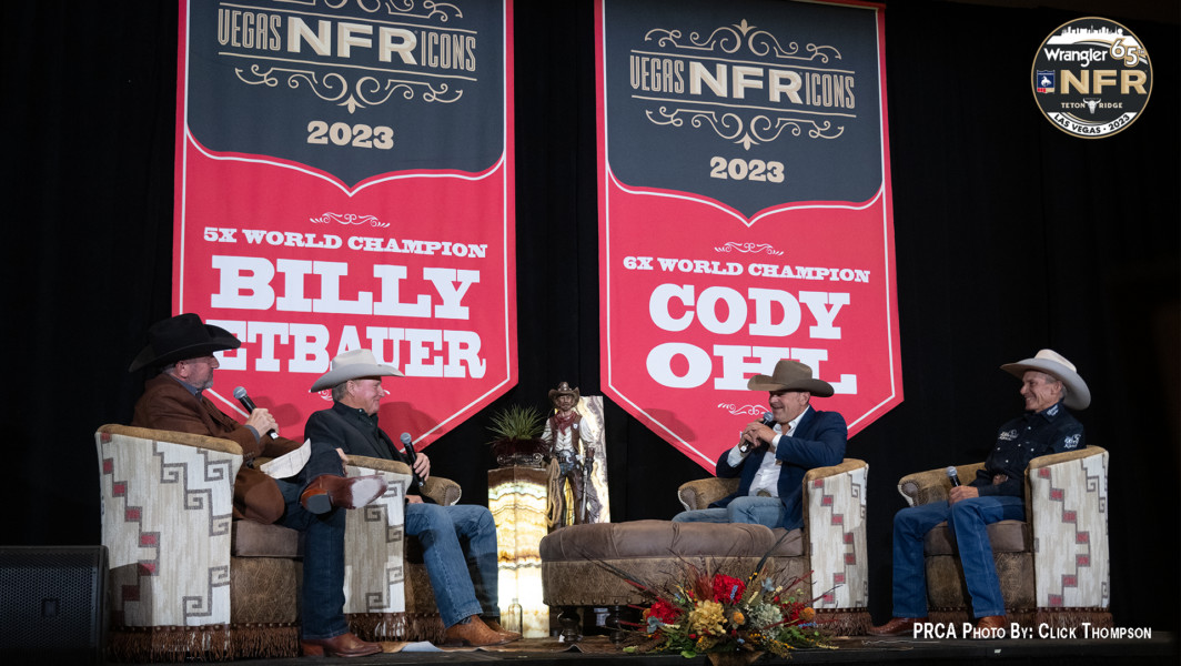 Cody Ohl and Billy Etbauer Honored as NFR Icons in Las Vegas - Sports ...