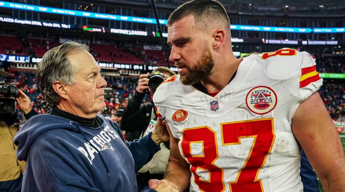 Travis Kelce Shares Classy Message He Gave to Bill Belichick After Chiefs Beat Patriots - Sports ...