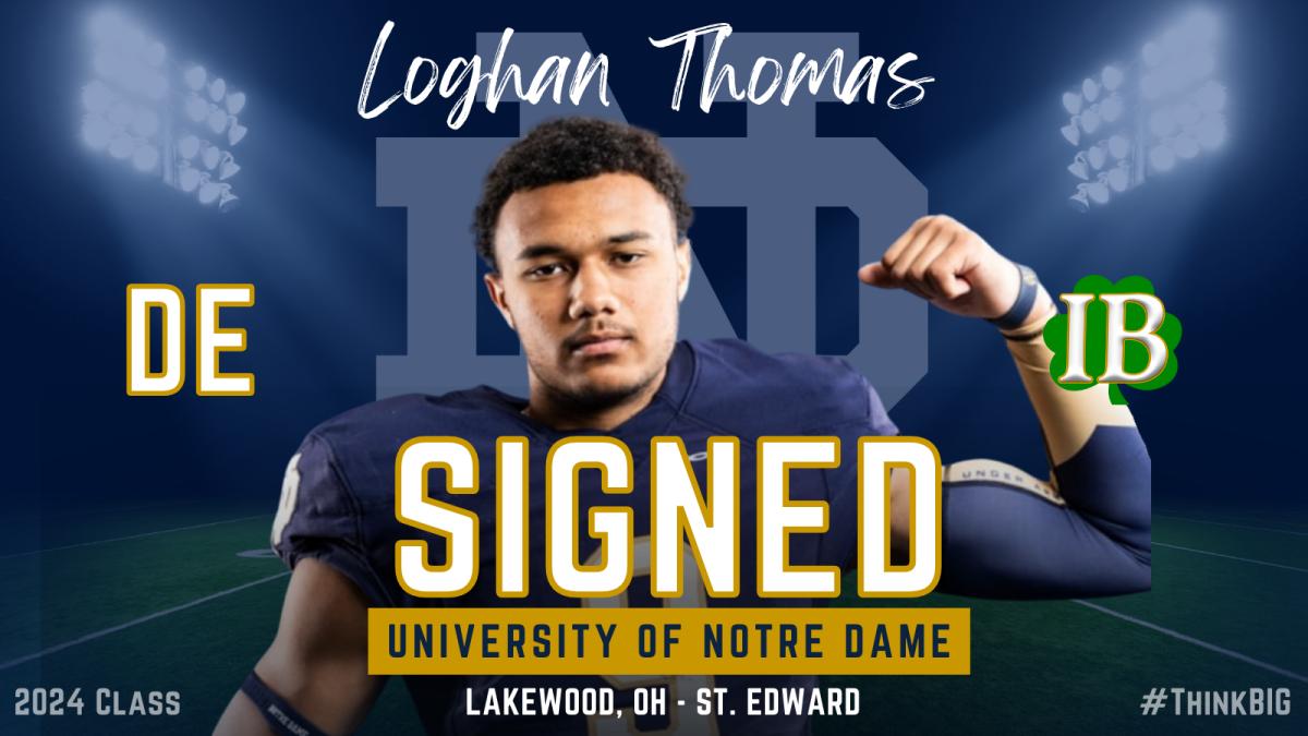 Notre Dame Signs Defensive End Loghan Thomas - Sports Illustrated Notre ...