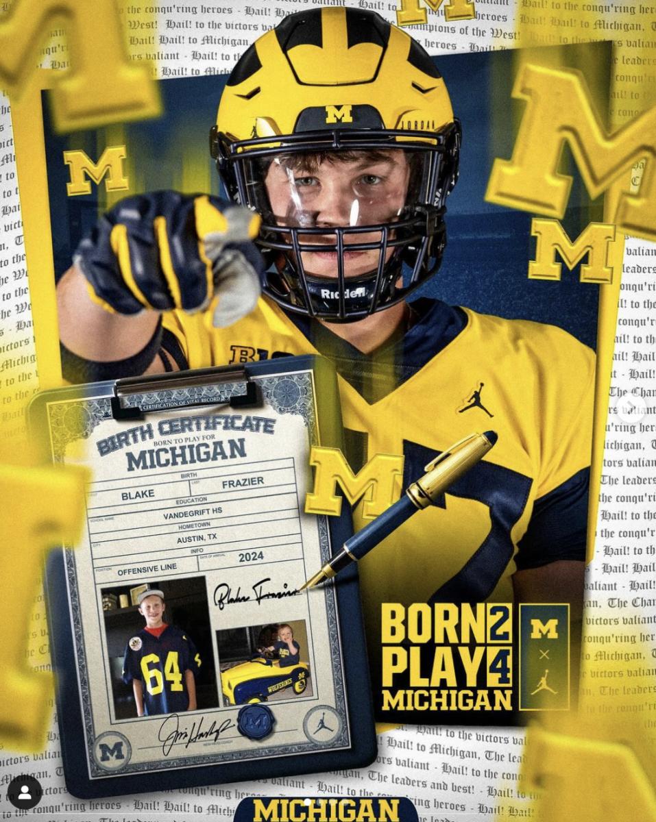 Early Signing Day: Blake Frazier Signs With Michigan Football - Sports ...