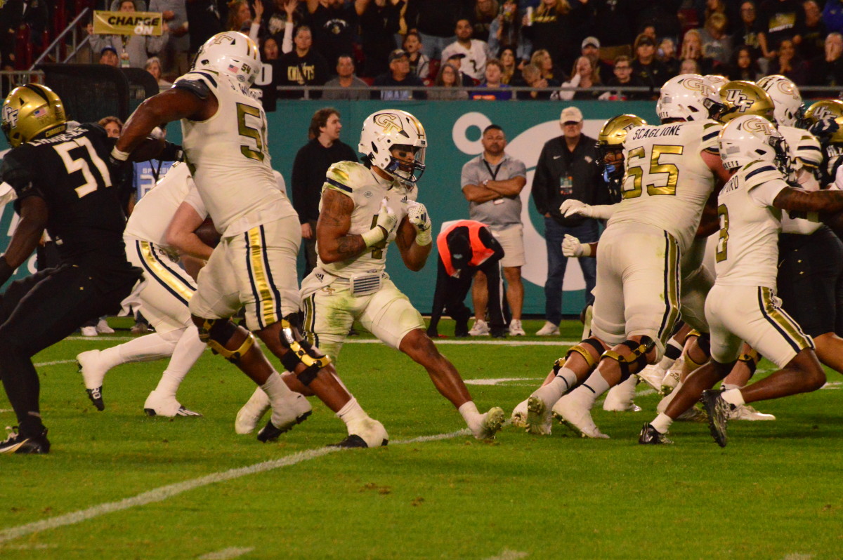 Take a Look: Photos From Georgia Tech's Bowl Win vs UCF - Sports Illustrated Georgia Tech Yellow ...
