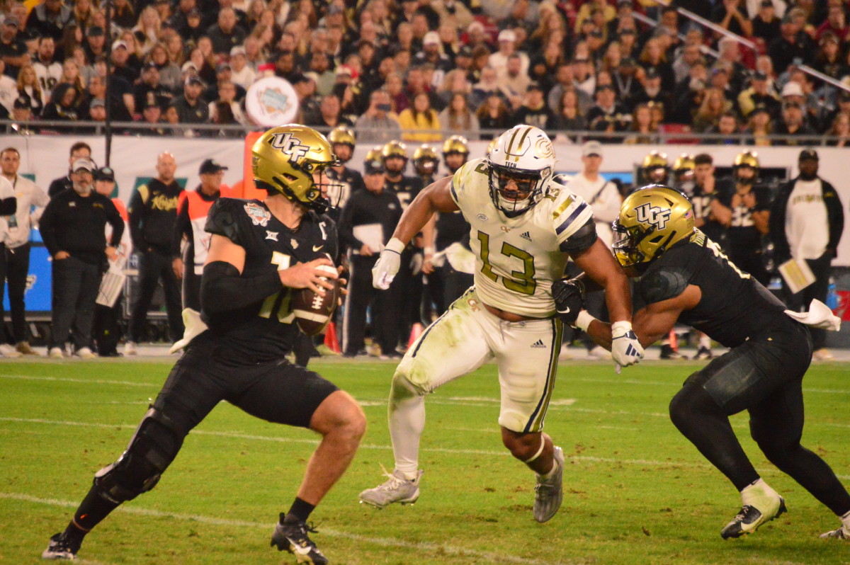 Take a Look: Photos From Georgia Tech's Bowl Win vs UCF - Sports Illustrated Georgia Tech Yellow ...