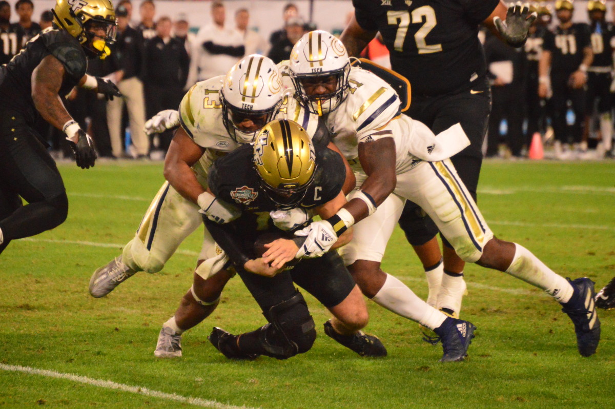 Take a Look: Photos From Georgia Tech's Bowl Win vs UCF - Sports Illustrated Georgia Tech Yellow ...