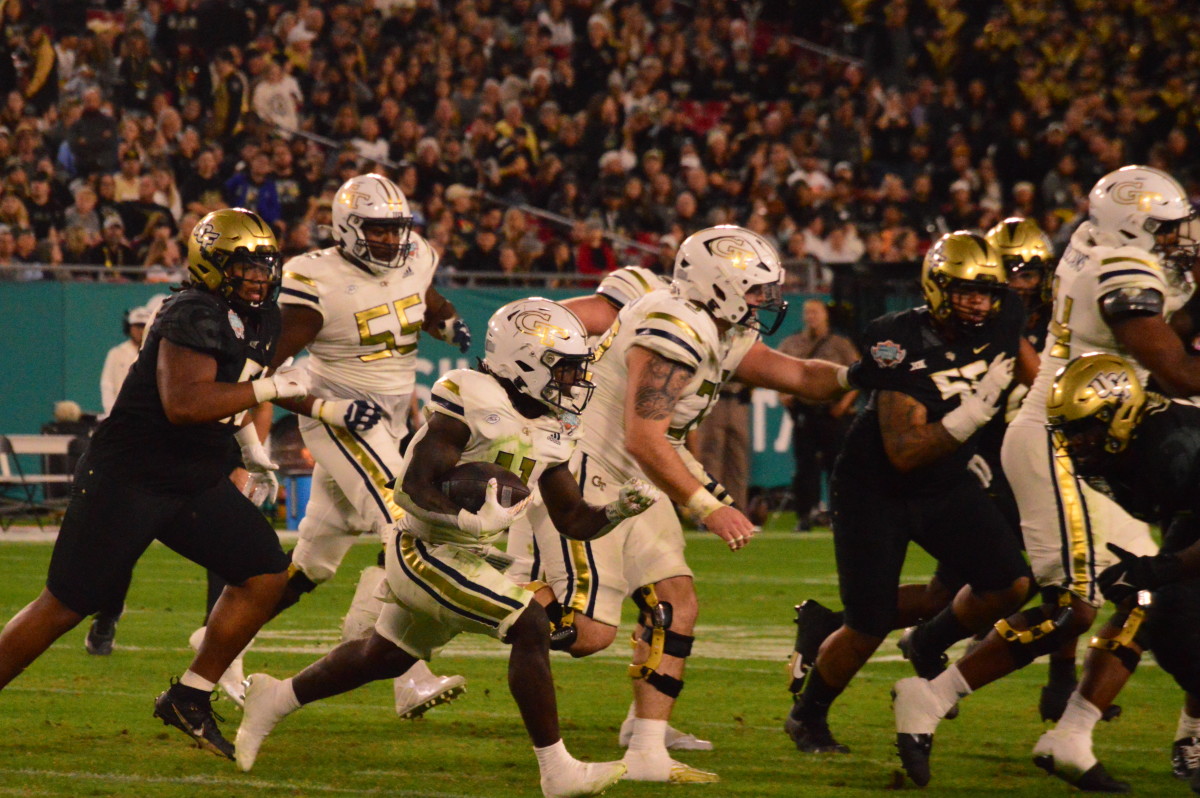 Take a Look: Photos From Georgia Tech's Bowl Win vs UCF - Sports Illustrated Georgia Tech Yellow ...