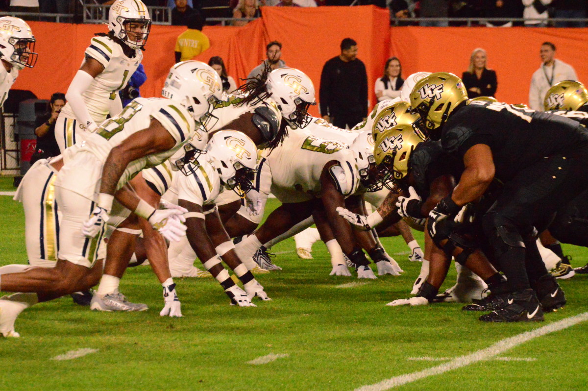 Take a Look: Photos From Georgia Tech's Bowl Win vs UCF - Sports Illustrated Georgia Tech Yellow ...