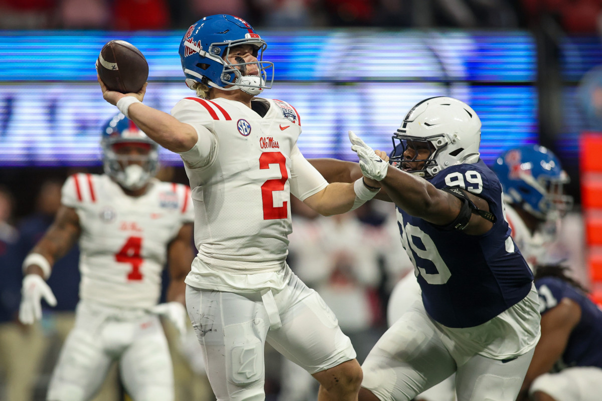 'Run it Back!' Ole Miss Rebels QB Jaxson Dart Confirms Return For 2024 ...