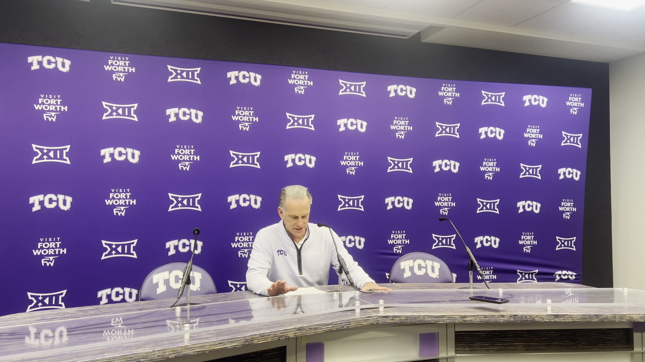 WATCH! TCU Head Basketball Coach Jamie Dixon Discusses Win Over Texas A ...