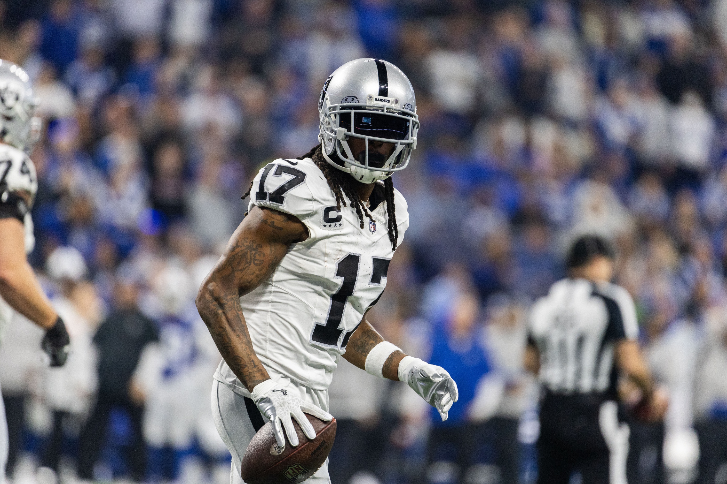 Las Vegas Raiders WR Davante Adams Denver Broncos Week - Sports Illustrated Las Vegas Raiders ...