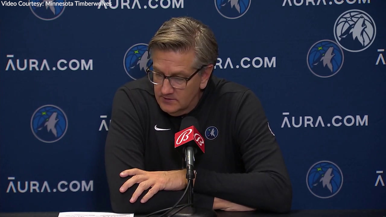 Chris Finch on Ant and KAT's big performances in loss to Mavs - Sports ...