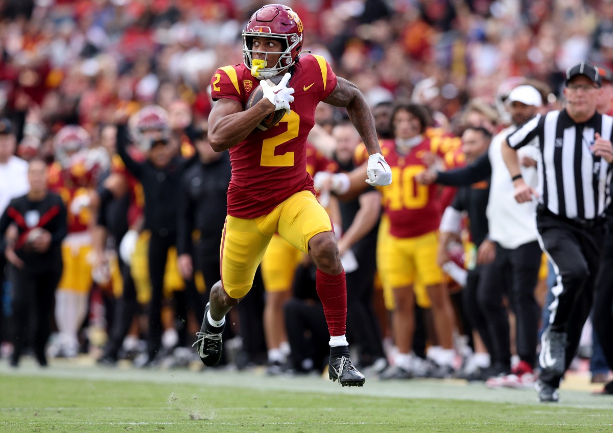 USC Football: Brenden Rice Signs With Major Agency Ahead Of NFL Draft ...