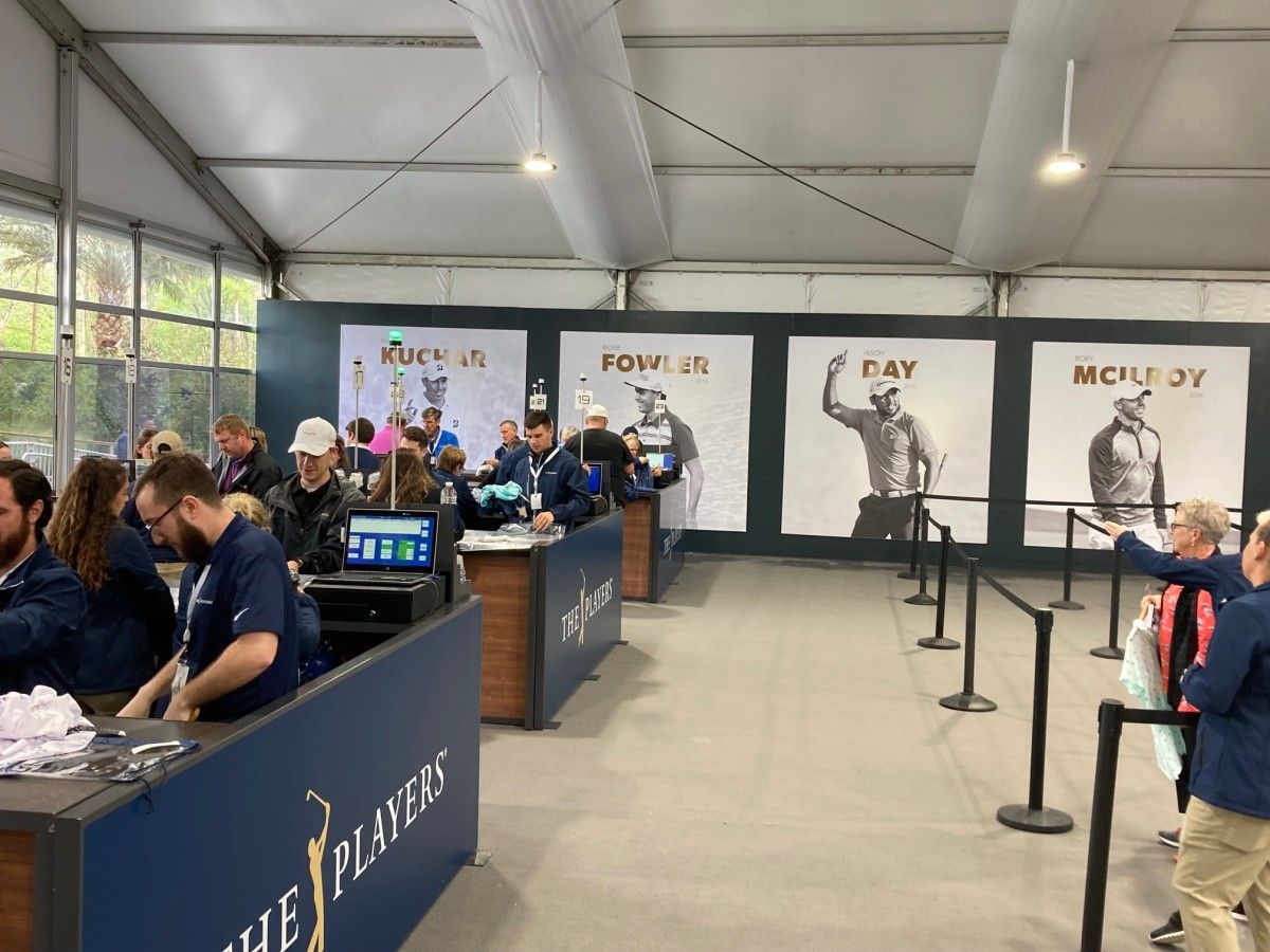 Visiting the Players Championship Merchandise Tent at TPC Sawgrass ...