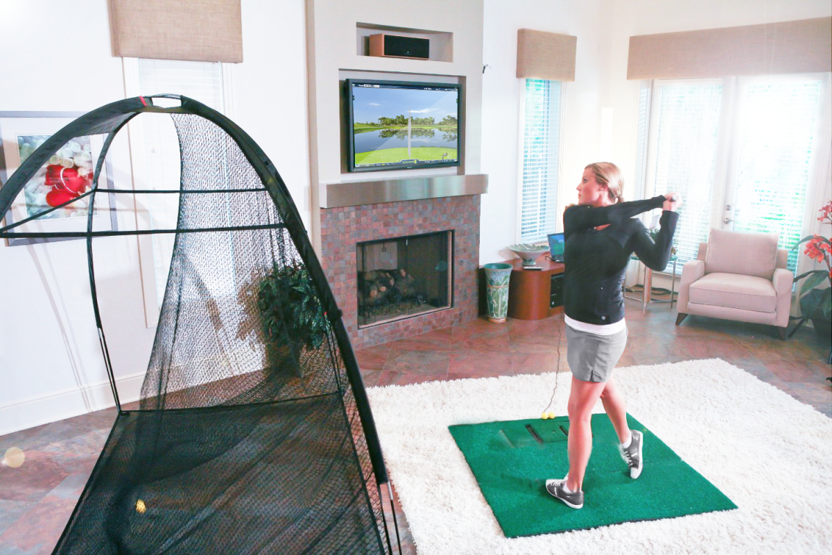 Create an indoor golf range with OptiShot - Sports Illustrated