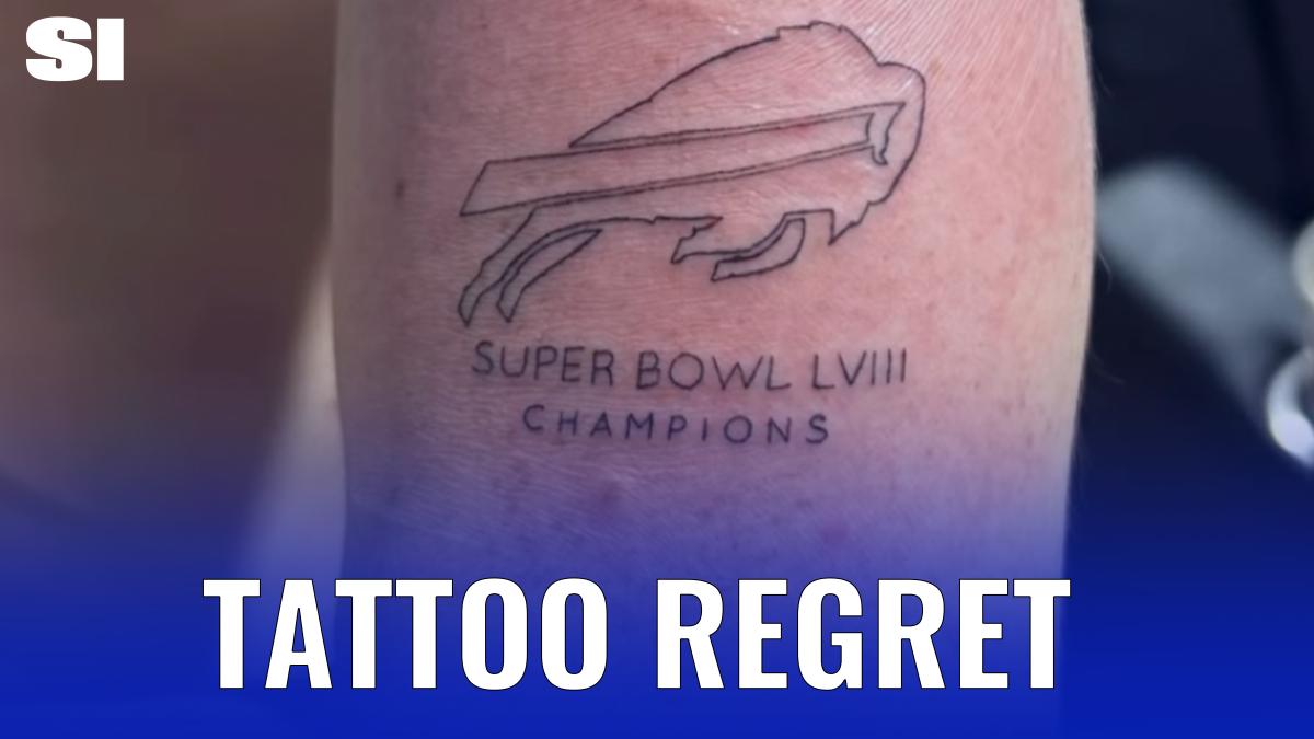Derek From Betr Wants His Bills Super Bowl Tattoo Removed - Sports ...