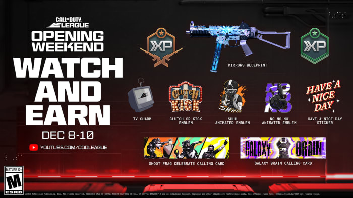 Call of Duty League Viewership Rewards for MW3 & Warzone - Esports ...