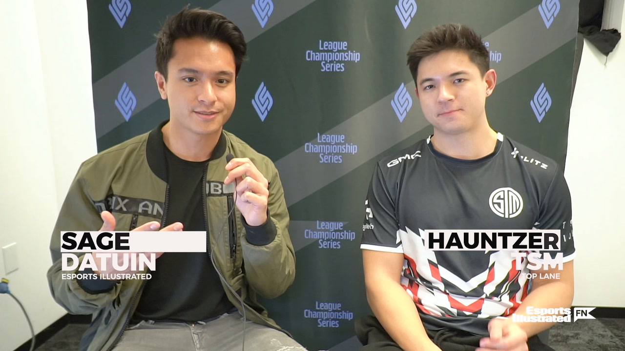 TSM Hauntzer LCS Interview Week 8 - Esports Illustrated