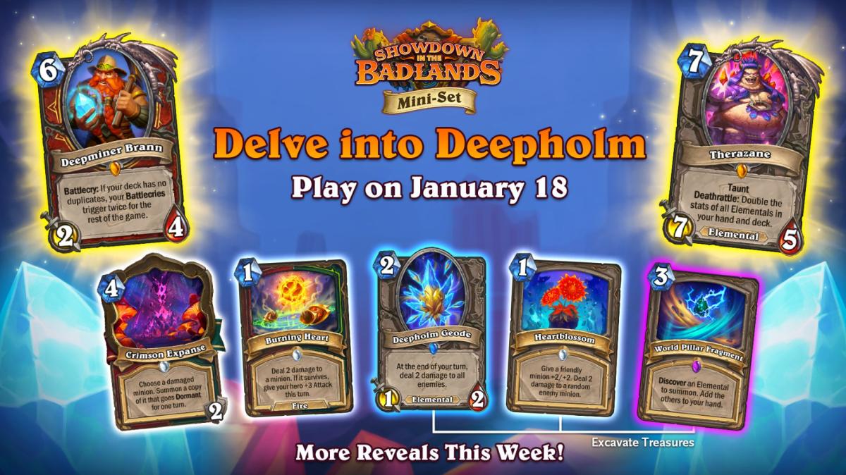 Delve into Deepholm Mini-Set Reveals Legendary Cards for Hearthstone - Esports Illustrated