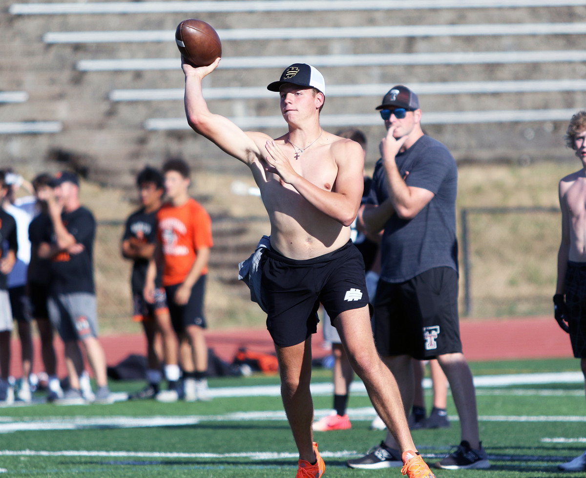 Born to be a quarterback: After ‘summer of football,’ Jackson Jones ...