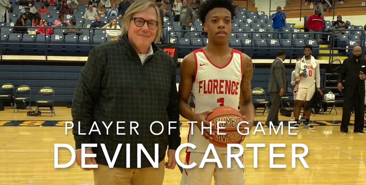 Devin Carter drops 37 to lead Florence past Hartfield on MLK Day 2021 ...
