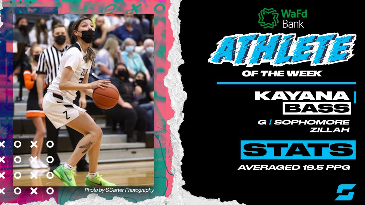 Zillah's Kayana "KK" Bass voted the WaFd Bank Washington High School ...