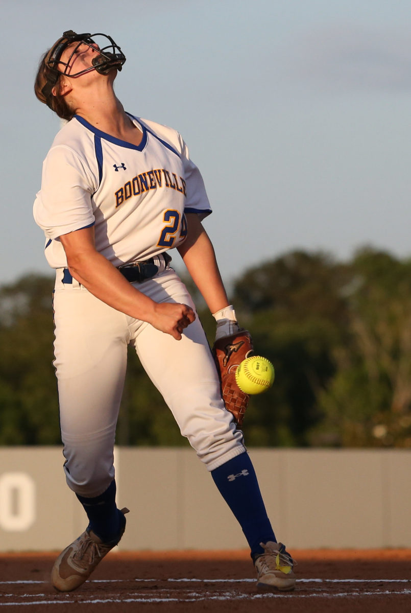 Hallie Burns throws complete-game one-hitter to give Booneville 1-0 win ...