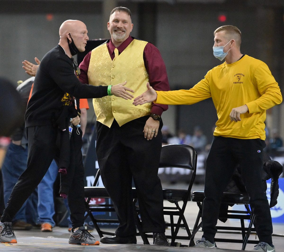 Photos: Nothing like celebrating a Mat Classic championship by jumping ...