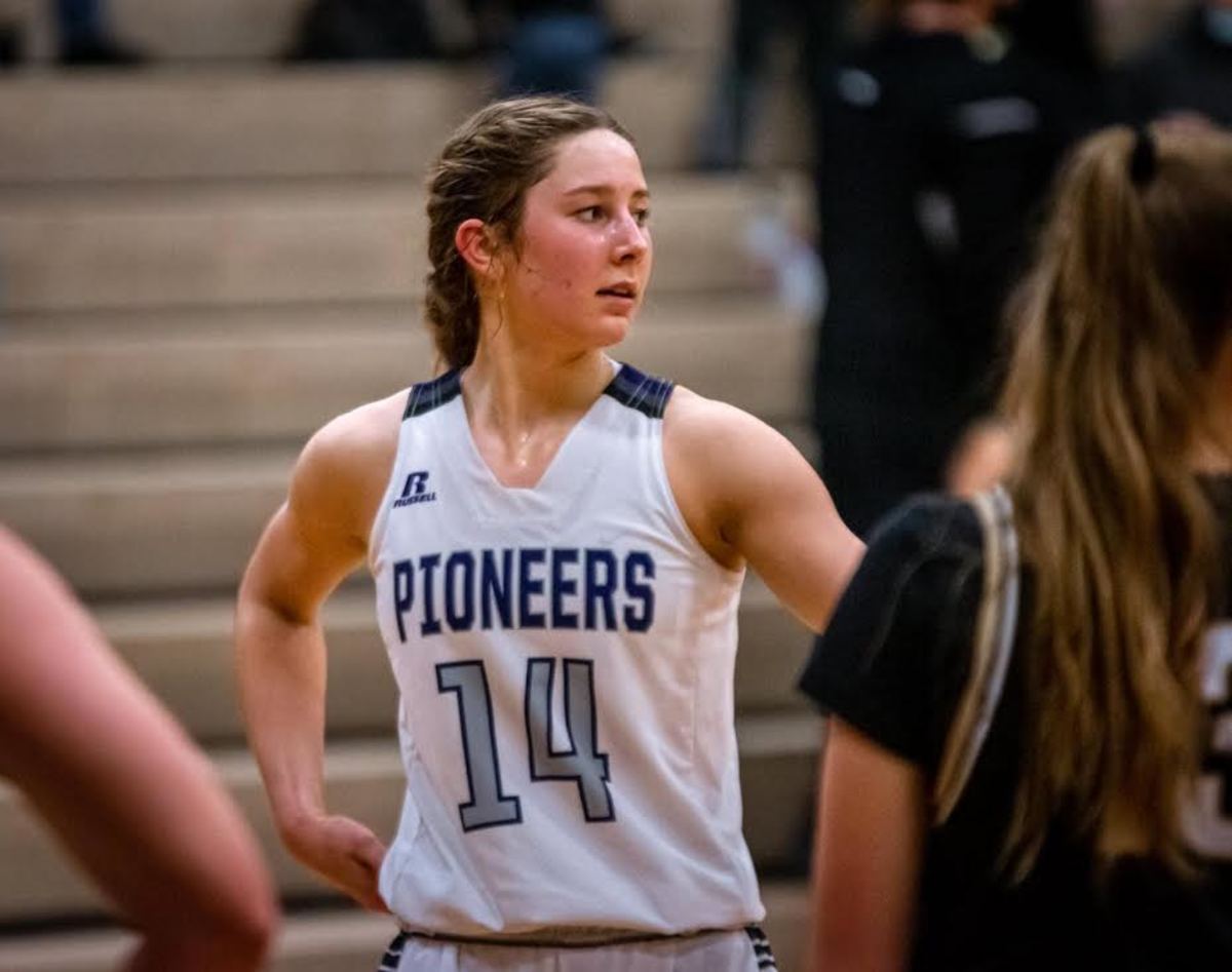 The runaway locomotive down the lane? That is Nooksack Valley's Devin ...