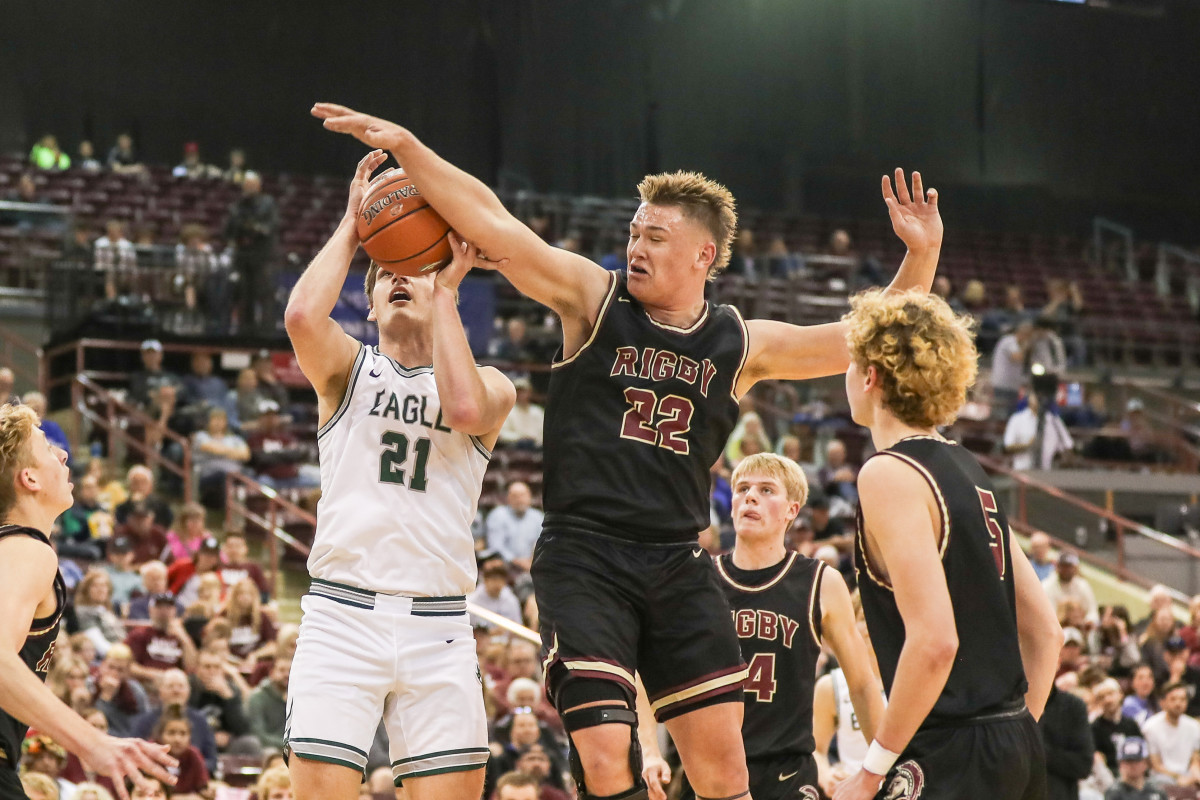Photos: Rigby upsets Eagle in Idaho 5A boys basketball state ...