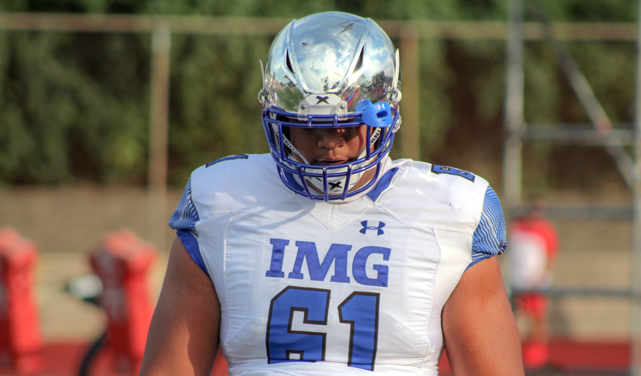 Francis Mauigoa, IMG Academy 5-star offensive tackle, visiting Michigan ...