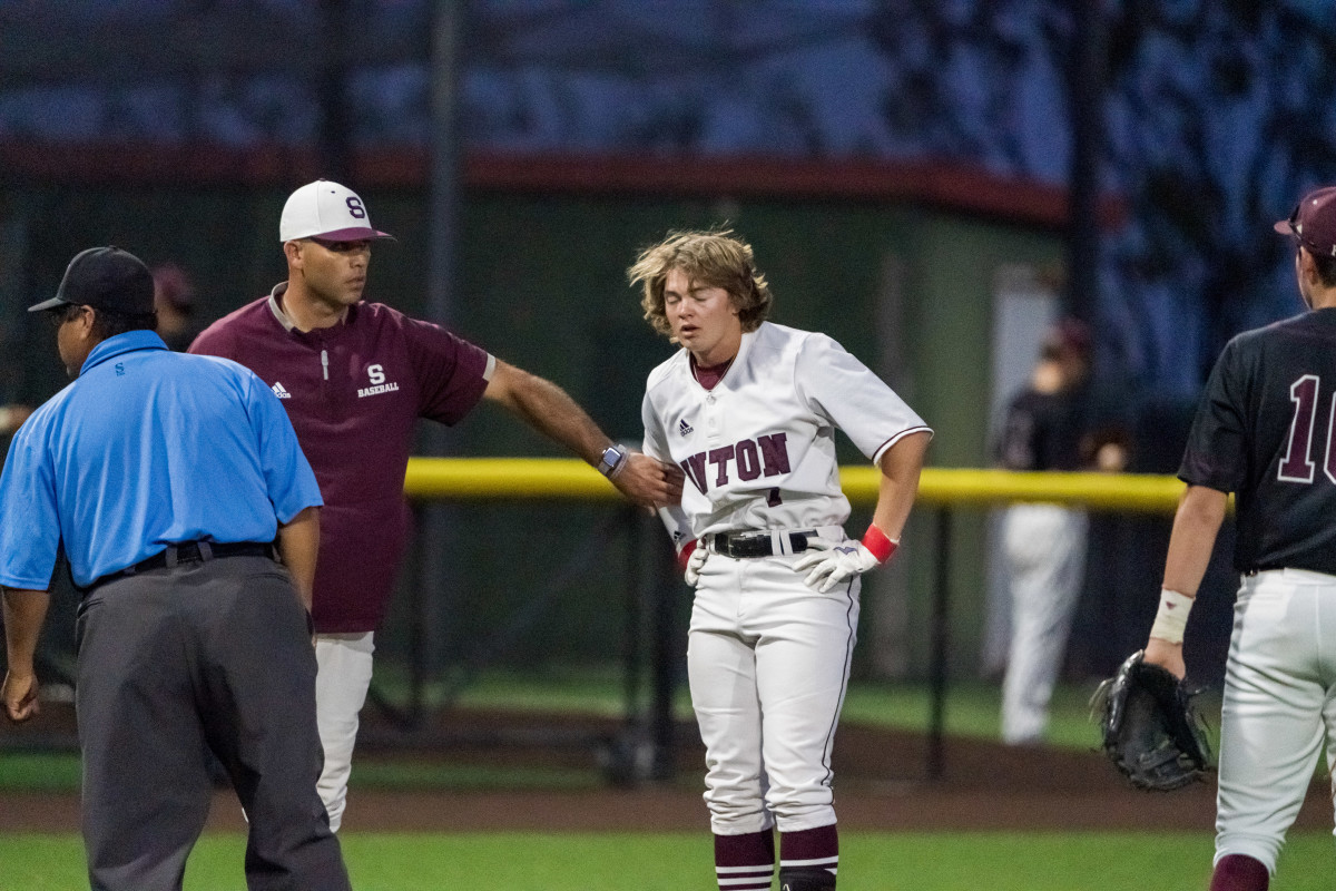 Photos: Kaden McCoy's big hit lifts Sinton over London in showdown of ...
