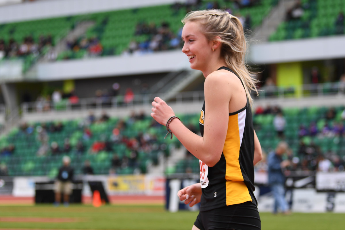 So close! Emma Gates of Cascade just misses state record, still walks ...
