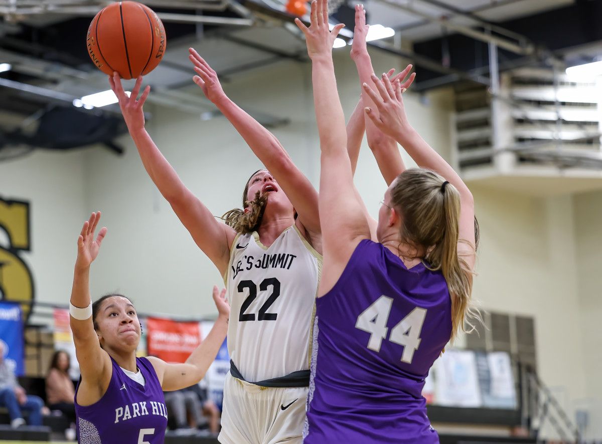 Photos: Ava Miles leads Park Hill South girls basketball past host Lee ...