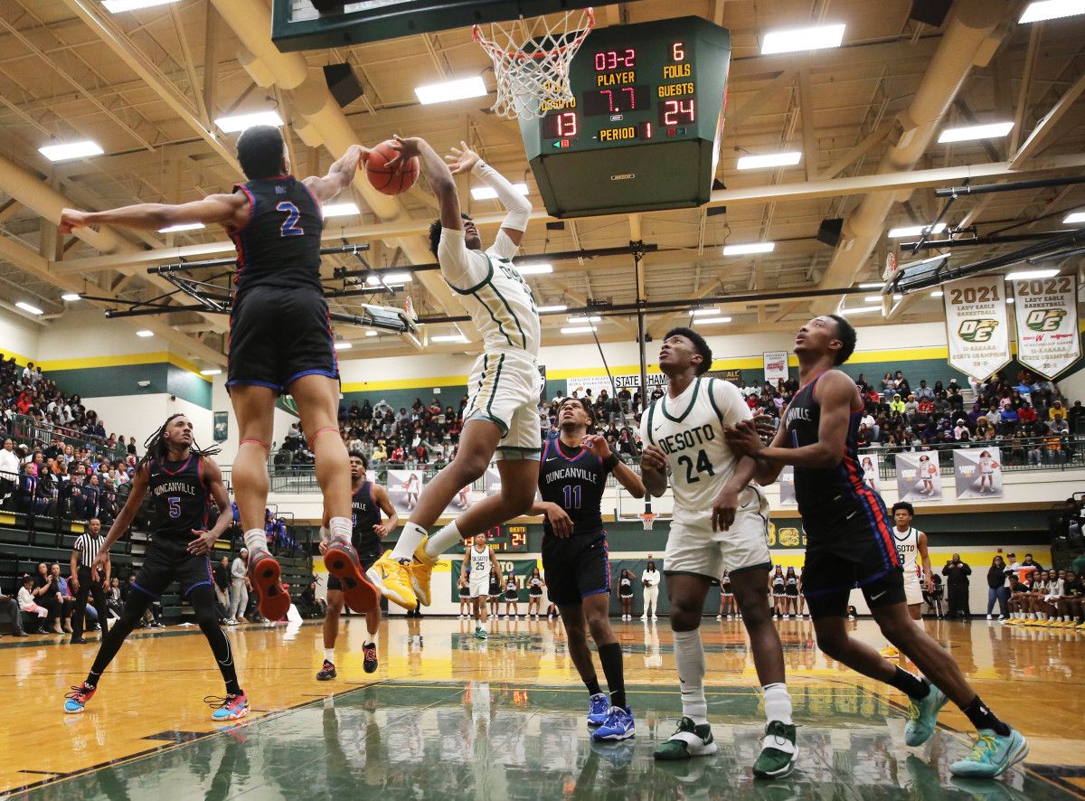 Ron Holland, KJ Lewis shine, as Duncanville beats DeSoto to capture ...