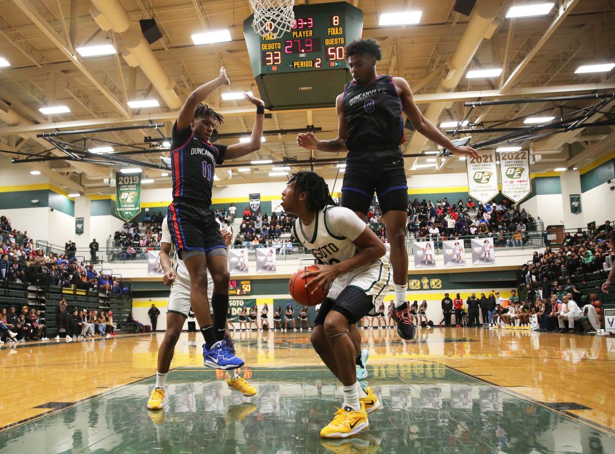 Ron Holland, KJ Lewis shine, as Duncanville beats DeSoto to capture ...