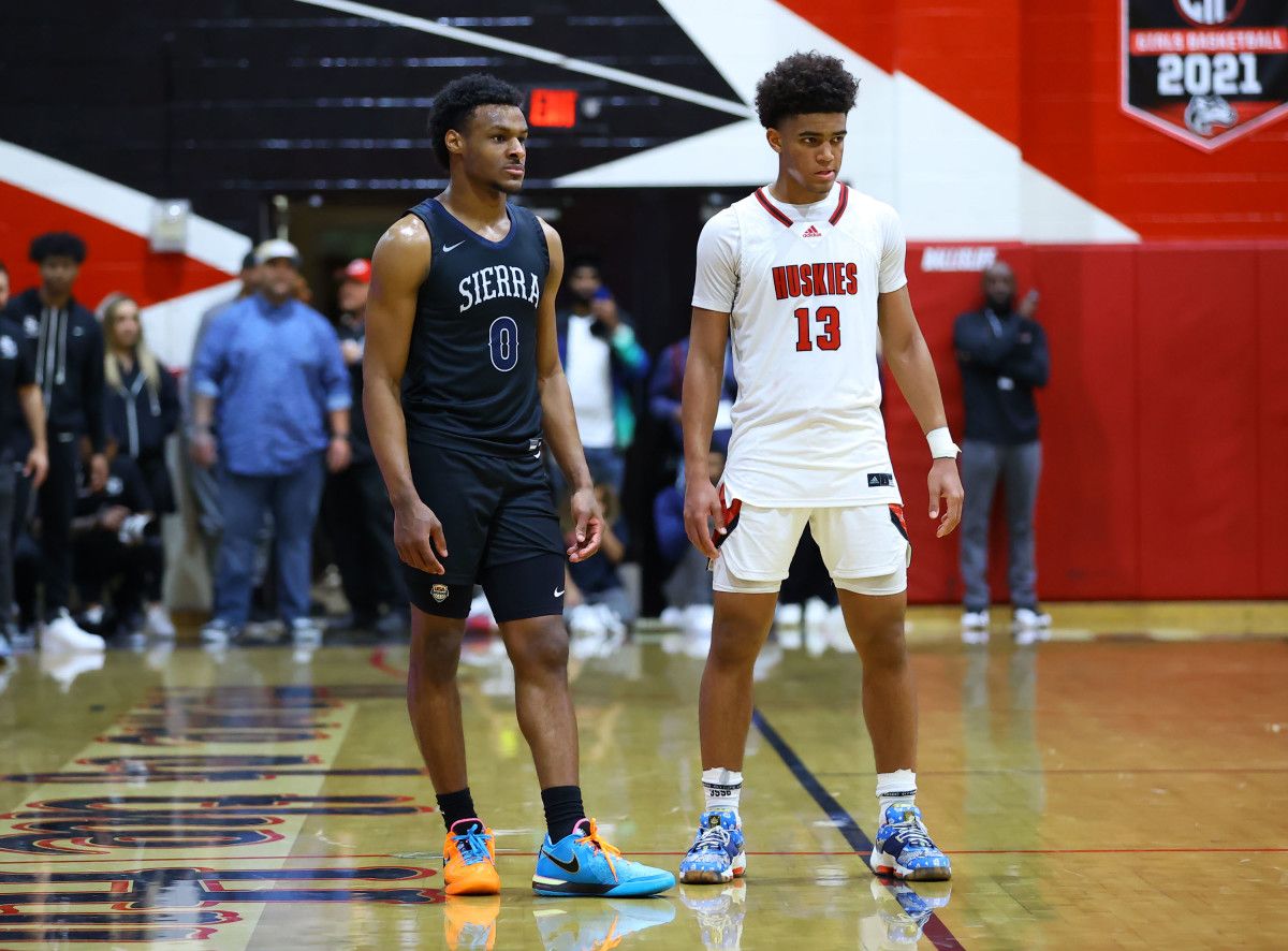 Jared McCain, Corona Centennial handle Bronny James, Sierra Canyon in ...