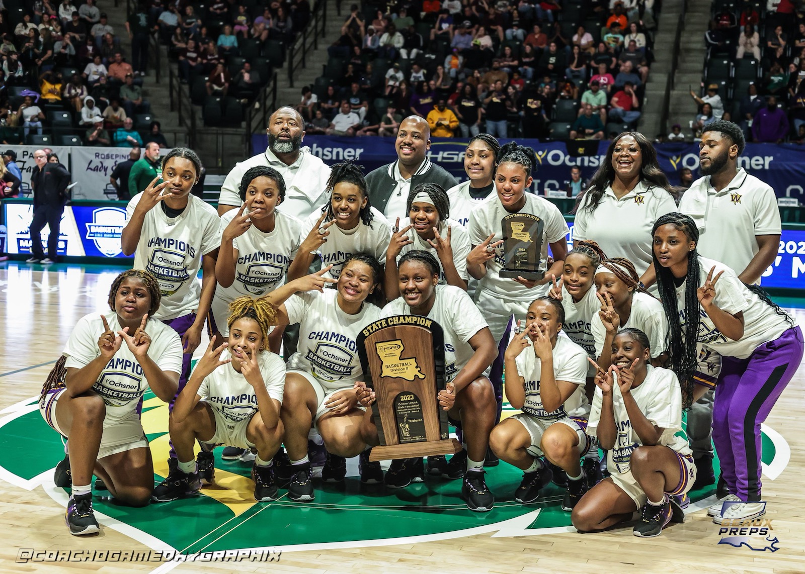 On the 'Double': Three in double figures as Wossman girls repeat as ...